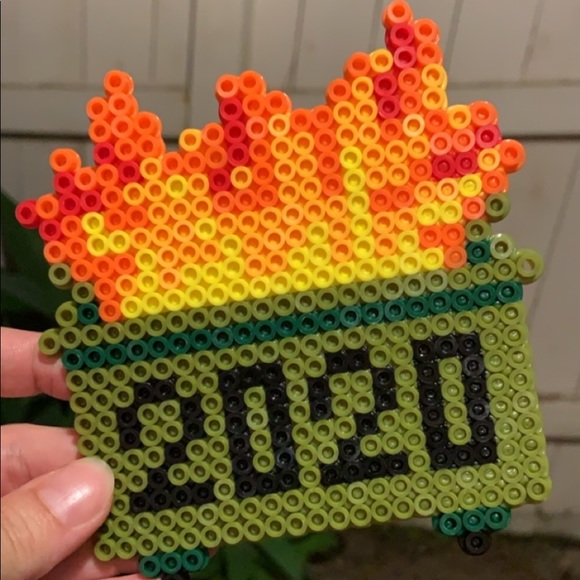 Other | Custom 220 Dumpster Fire Perler | Poshmark